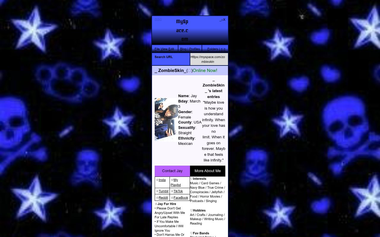 MySpace _zombieskin_